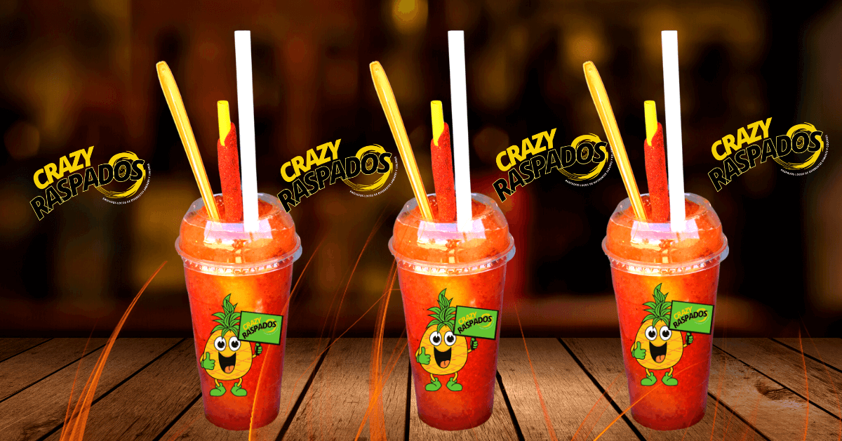 CRAZY RASPADOS | Raspados-Fresas con Crema-Diablitos